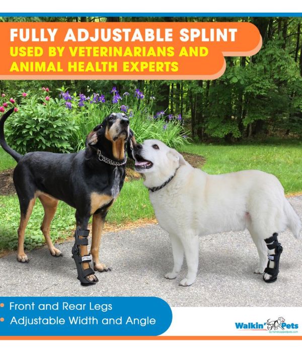 Walkin' Fully Adjustable Dog Leg Splint – Wheels4Dogs